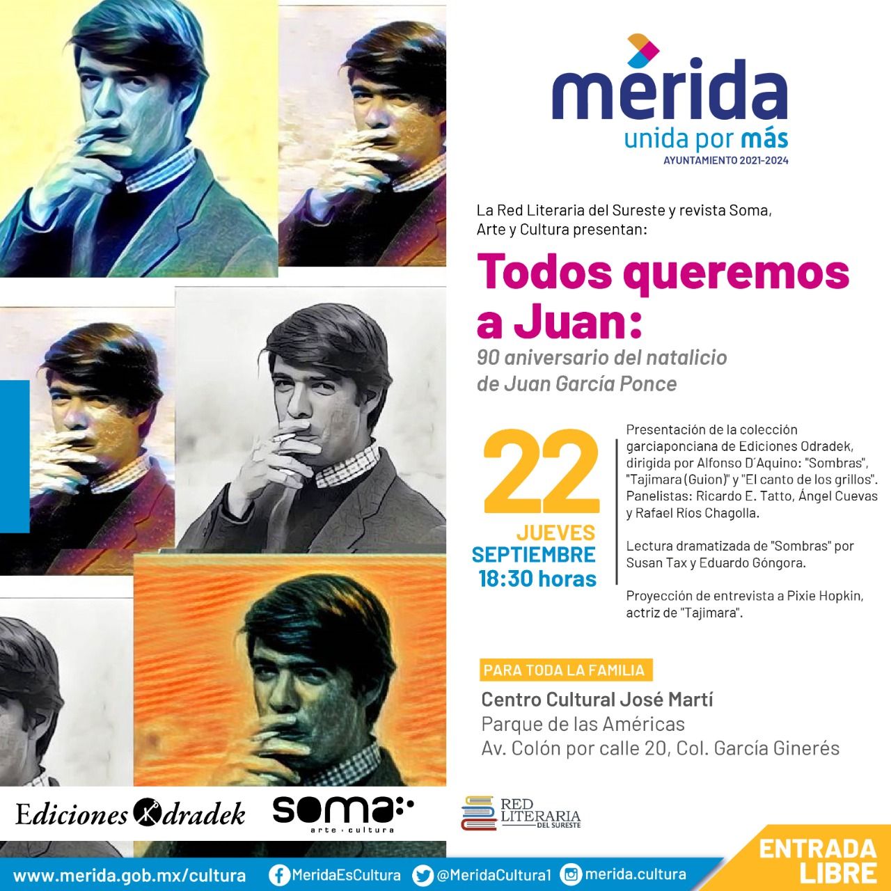 Celebrarán el 90 aniversario de Juan García Ponce en Mérida – Revista Soma